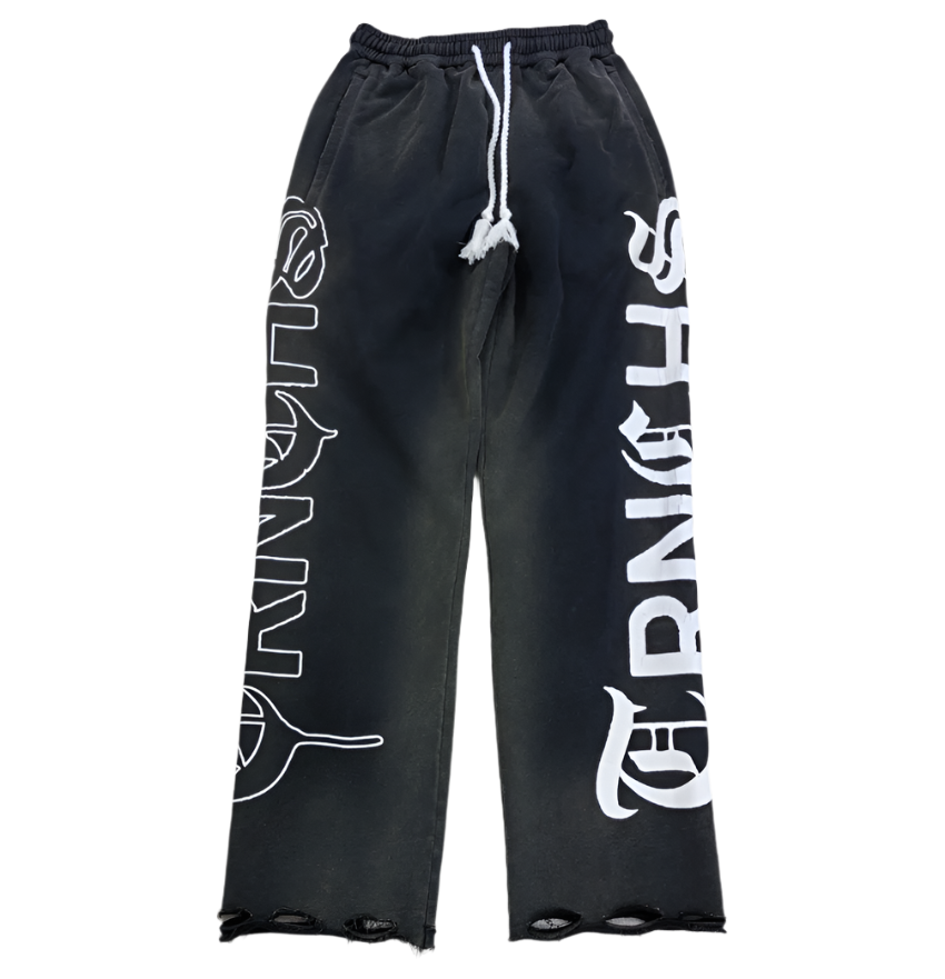 CRIMSON SCRIPT Black Pants